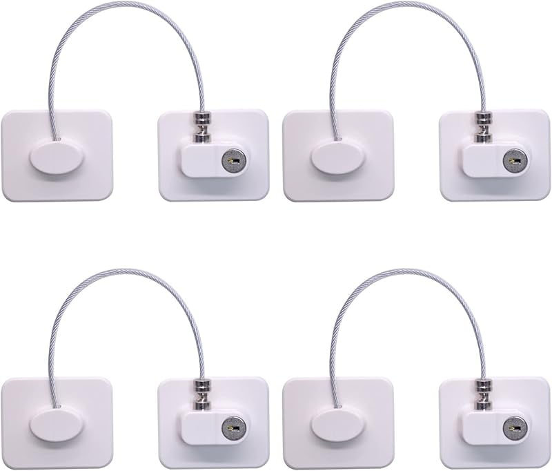 Fridge Lock (2 Pack),Refrigerator Lock with Keys,for Fridge, Cabinet ...