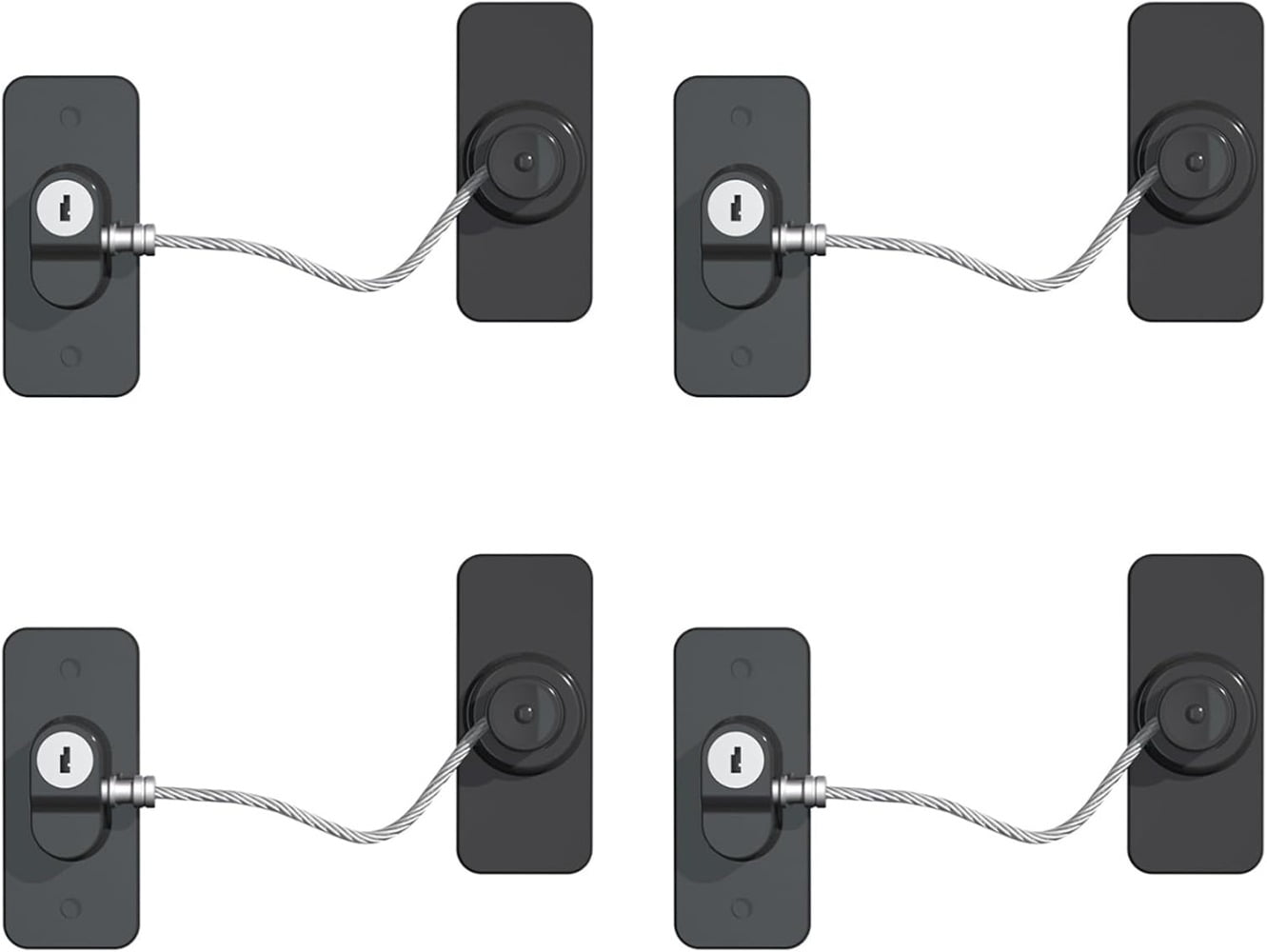 Fridge Lock (2 Pack),Refrigerator Lock with Keys,for Fridge, Cabinet ...