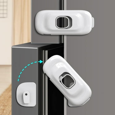 4 Pcs Kids Security Refrigerator Locks - Protective Self Adhesive ...