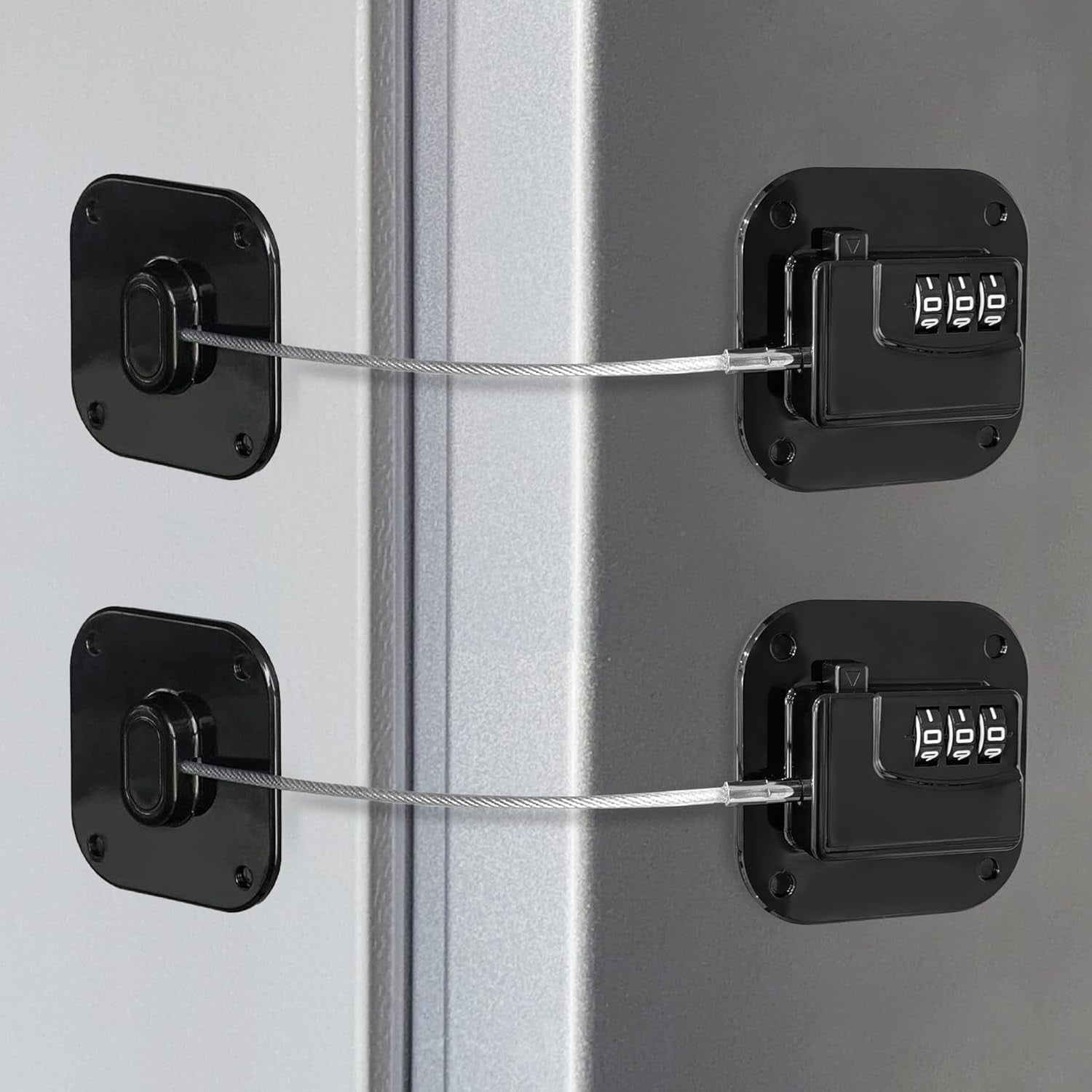 Fridge Locks For Children GCRQ Fridge Lock Child Safety 4-Digit ...