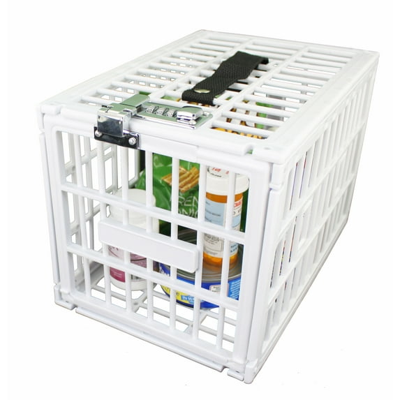 Fridge Locker Box - Lockable Freezer & Pantry Storage for Food, Snacks ...