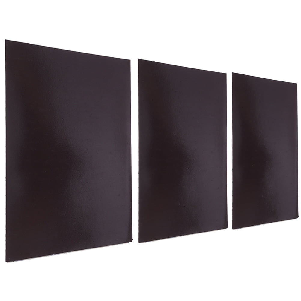 Fridge Magnet 3 Pcs Flexible Magnets Rectangle Patches Magnetic Sheet ...