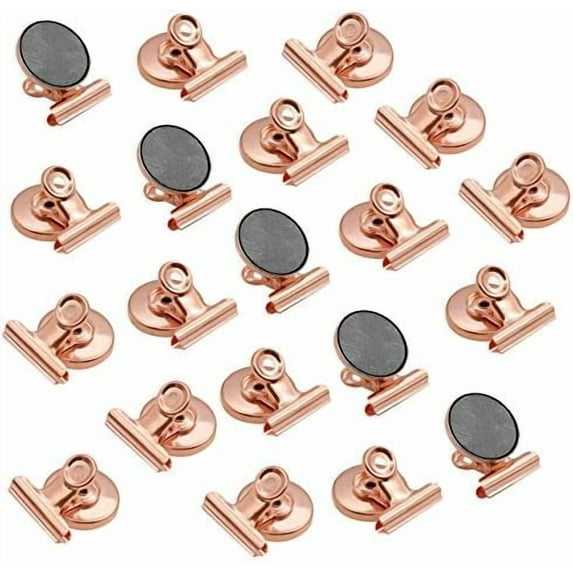 Fridge Magnetic Clips Round - 20 Pack Strong Metal Refrigerator Magnet ...