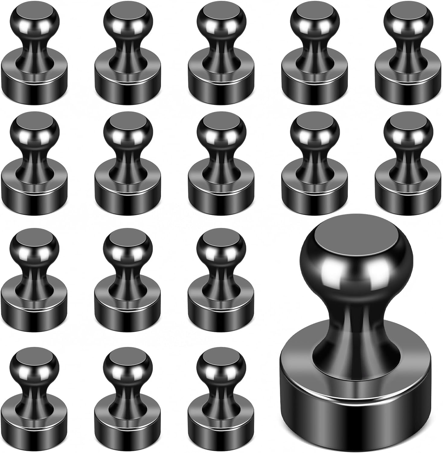 Fridge Magnets, 18 Pcs Small Neodymium Magnets for Refrigerator ...