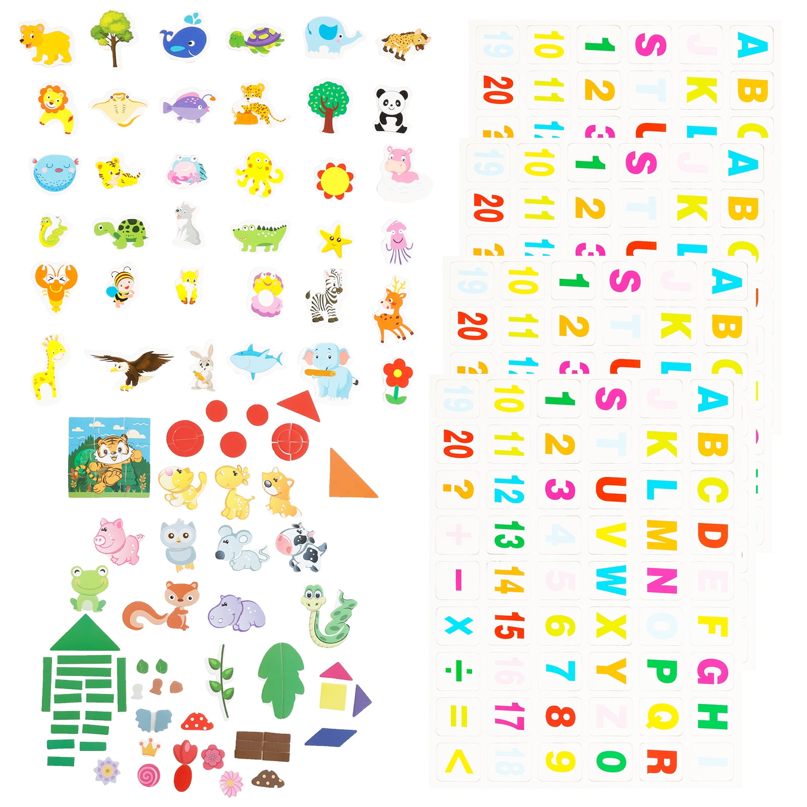 Fridge Magnets for Toddlers Cute Animal Magnets Educational Number ...