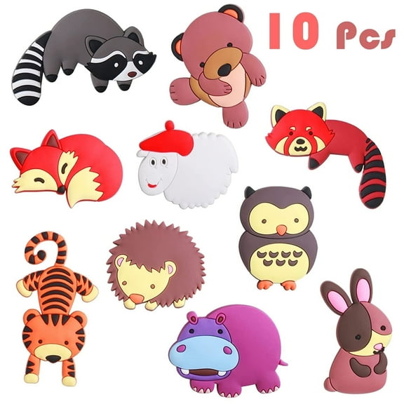 Clearance! Wall Stickers Fridge Magnets for Kids Animals Refrigerator ...
