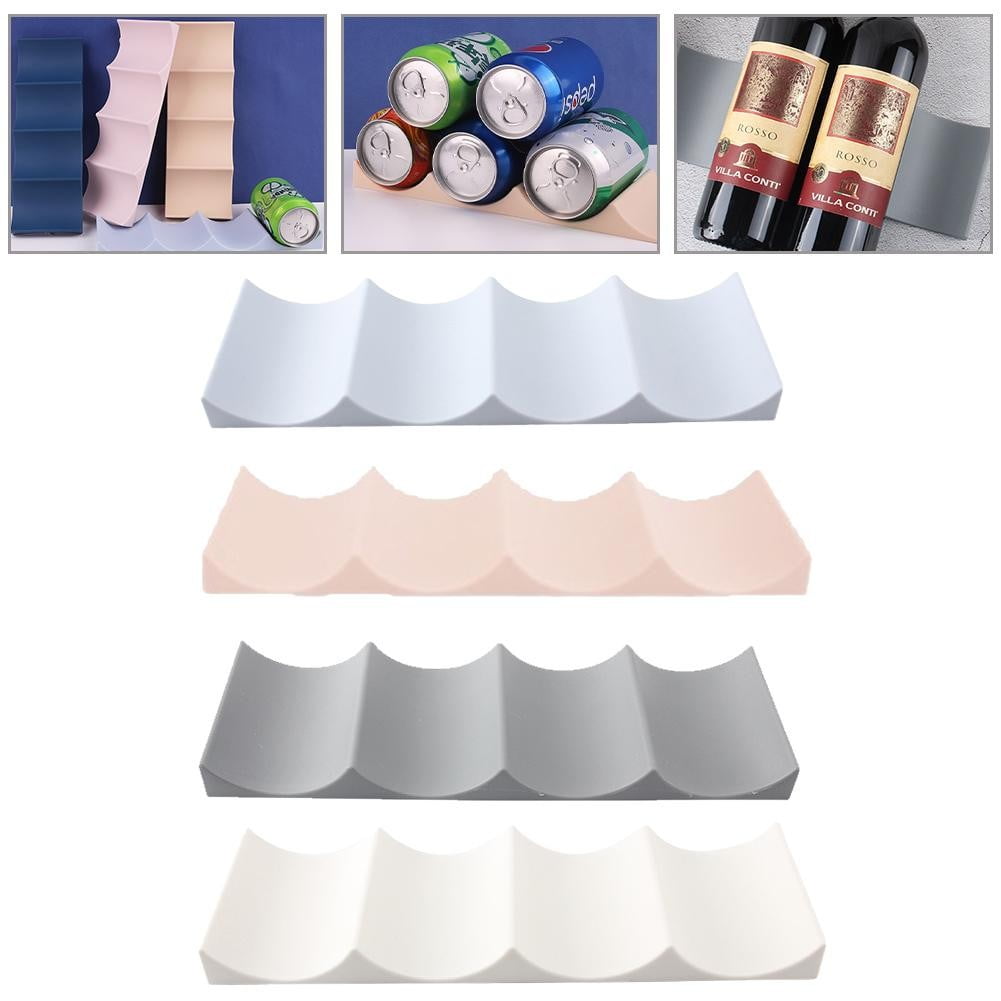 Fridge Organiser Wine Beer Stacking Bottle Rack Kitchen Space Saving ...