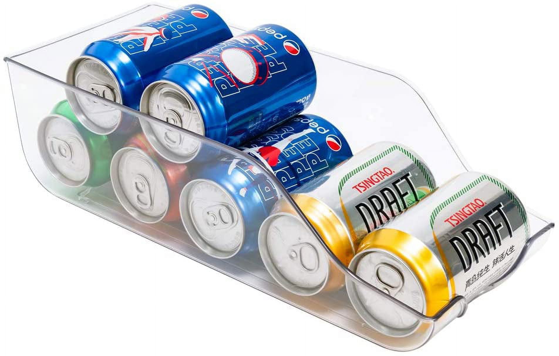 Fridge Organizer Bins Can Drink Dispenser Beverage Holder for ...