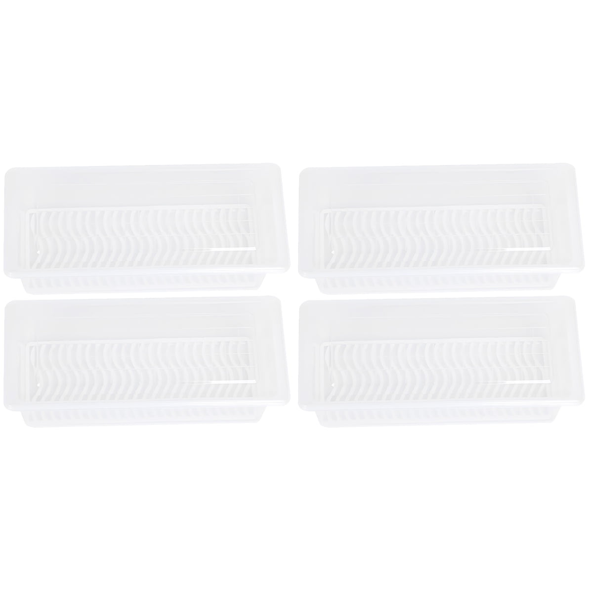 Fridge Organizer Removable Drain Tray Cottage Cheese with Fruit ...