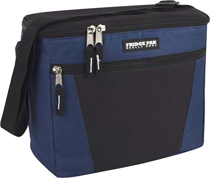 Fridge Pak, 12 Can Large Capacity Unisex Cooler Insulated Lunch Bag ...