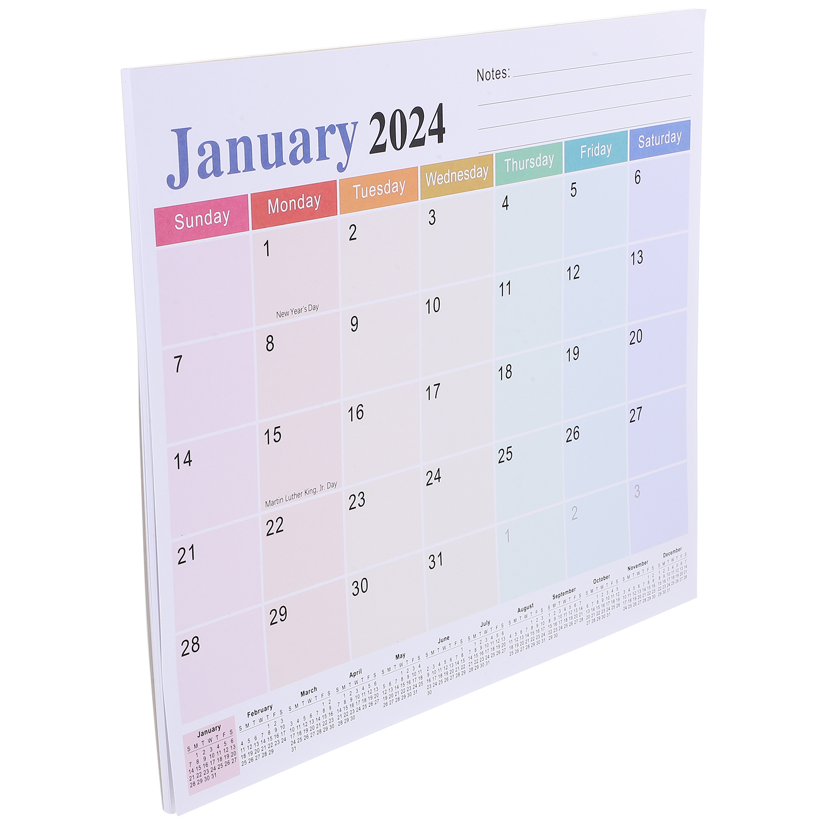 Fridge Paper Calendar Magnetic Attraction Desk Calendars Colleagues ...