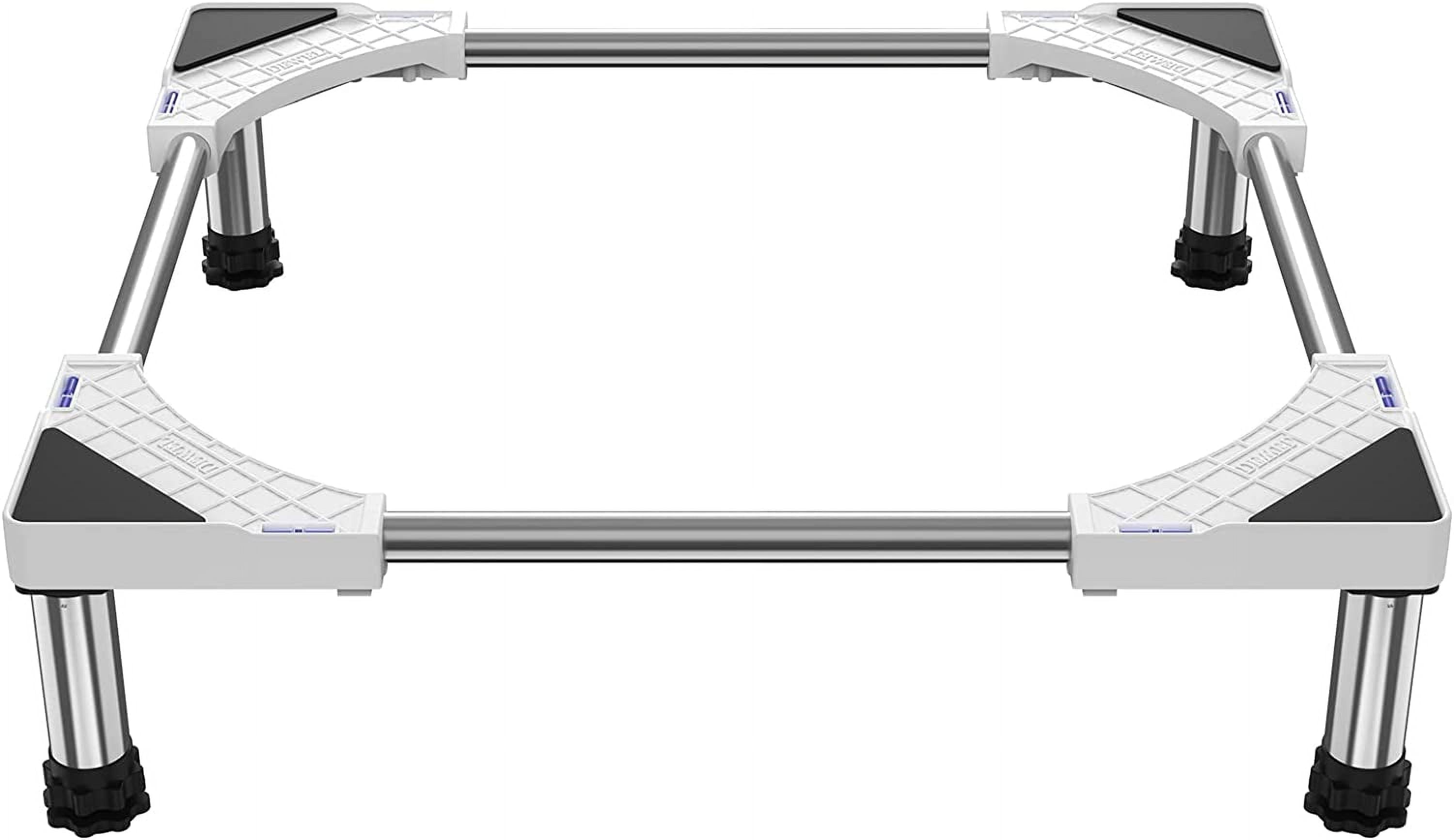 Fridge Stand Base- 4 Heavy Duty Wheels with 8 Increasing Height Feet ...