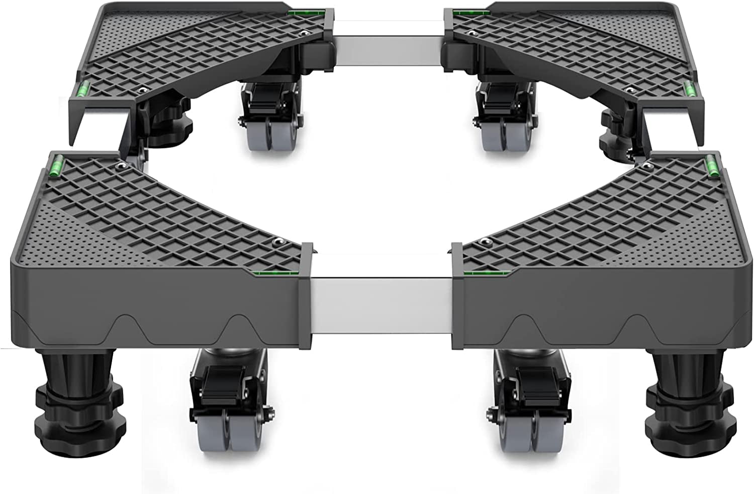 Fridge Stand Mobile Base with 8 Locking Wheels and 4 Strong Feet 27.5 ...