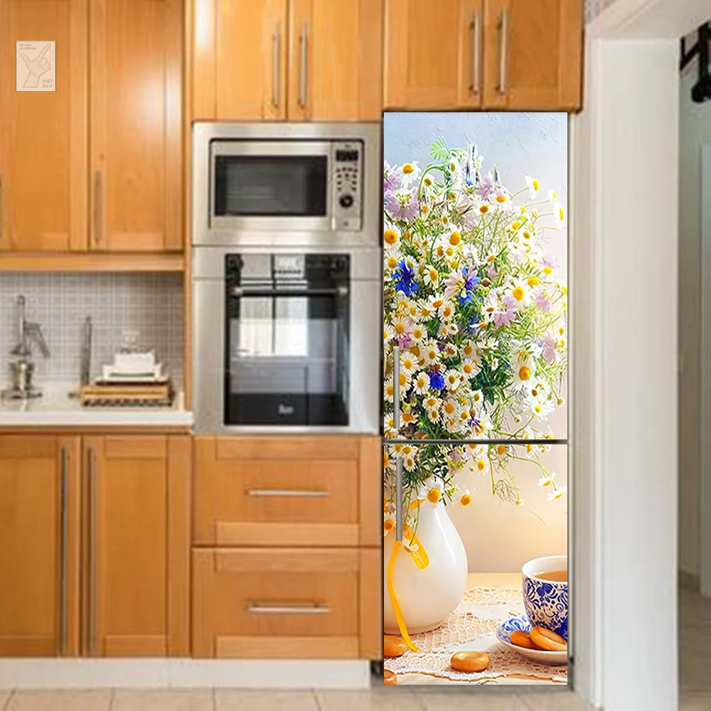 Fridge Stickers For Interior Mural Wallpaper Decorative 3D Car Sticker ...