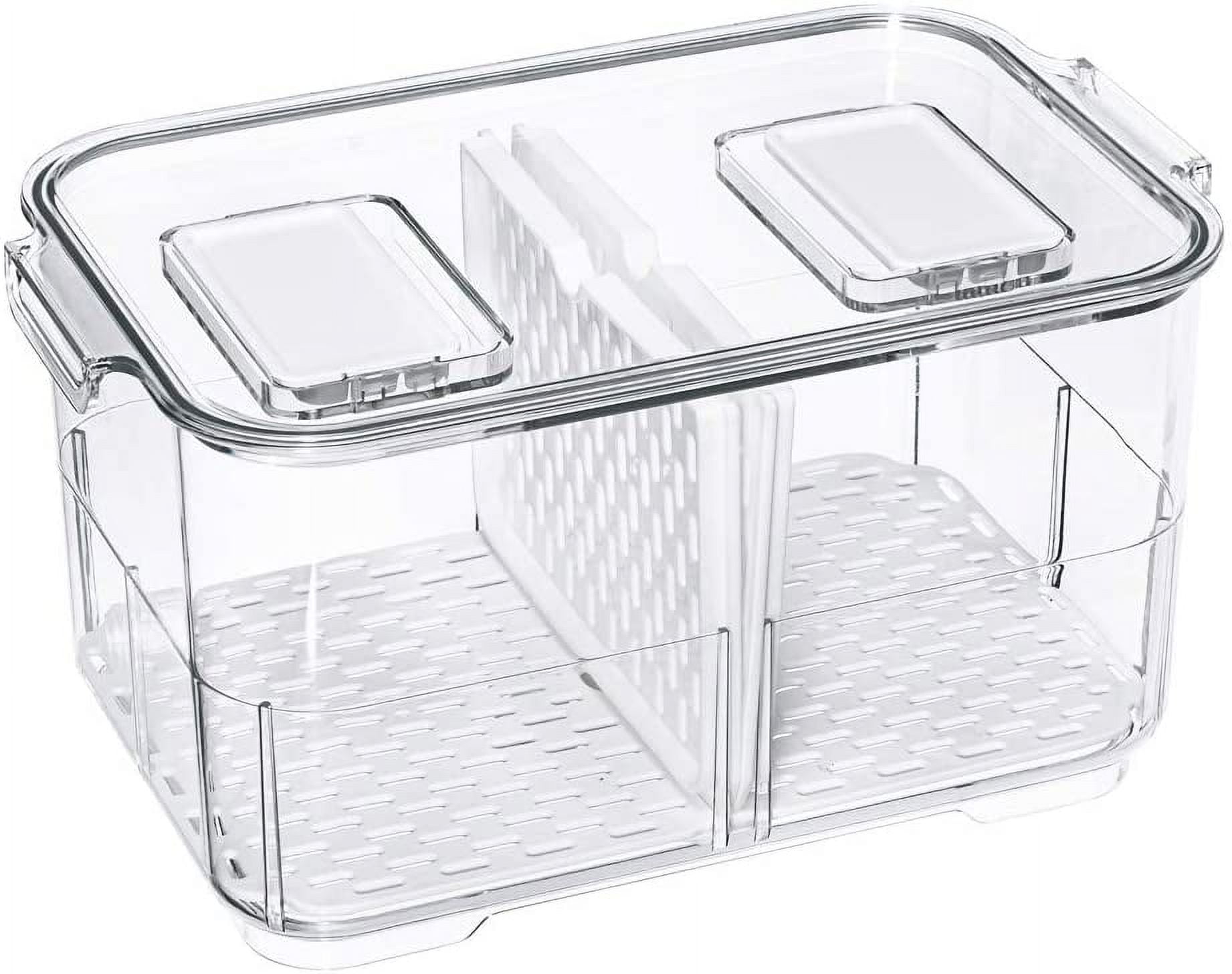 Fridge Storage Containers Bins Fresh Keeper Freezer Bins, Vegetable ...