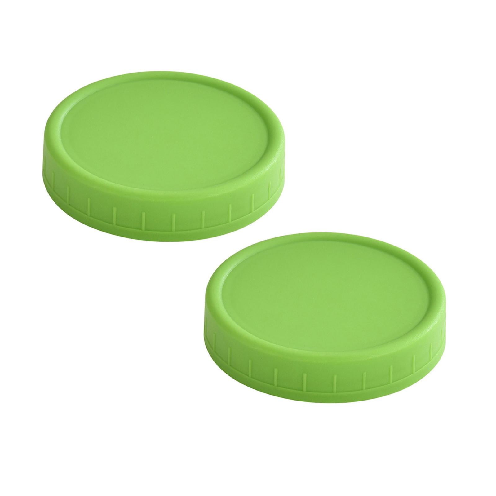 Fridge Storage Cornucopia Wide Mouth Plastic Mason Jar Lids (10Pack ...