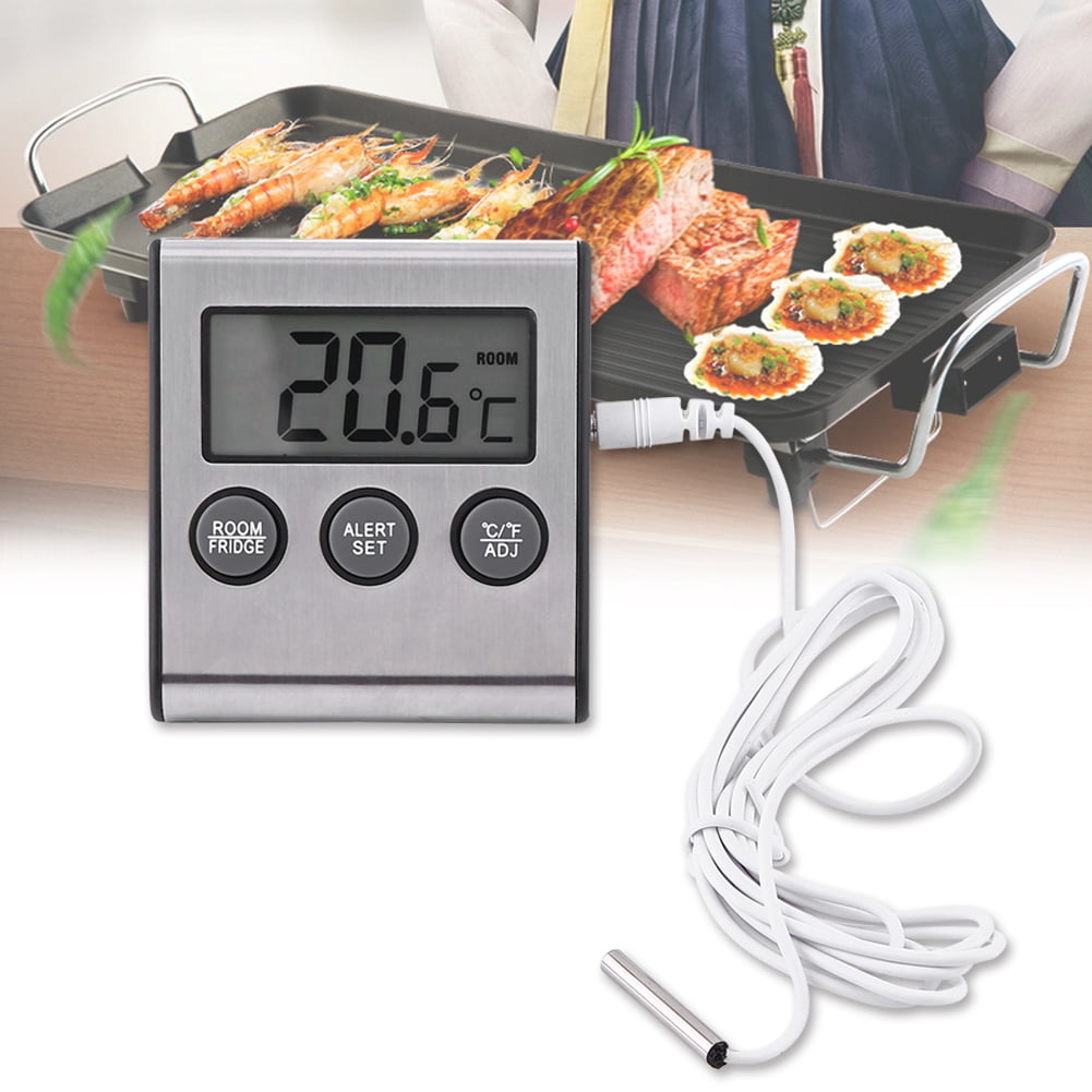 Fridge Thermometer,Digital Freezer/Fridge Thermometer,With Clear Lcd ...