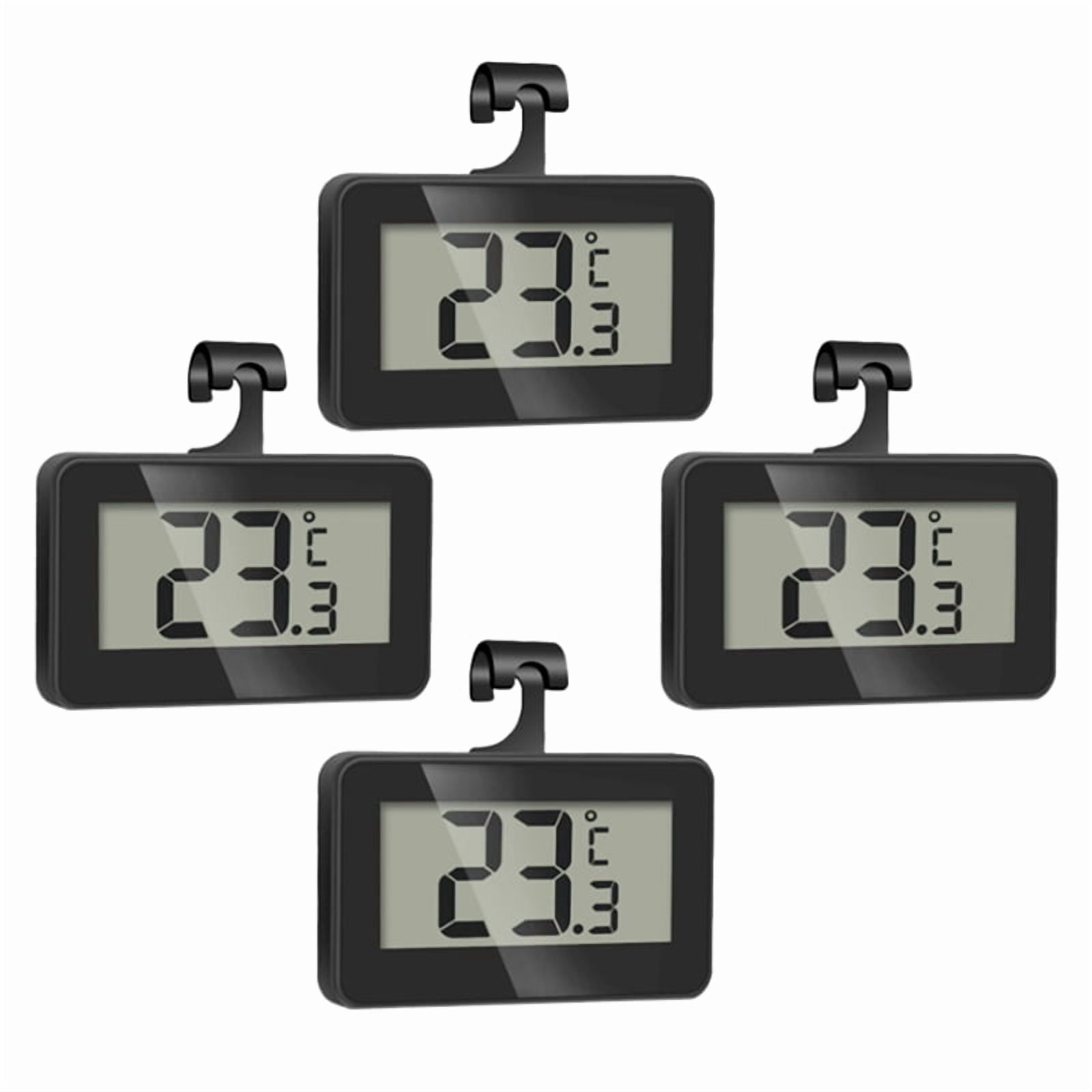 Fridge Thermometer,Pack of 2, Digital Fridge Freezer, Kitchen ...