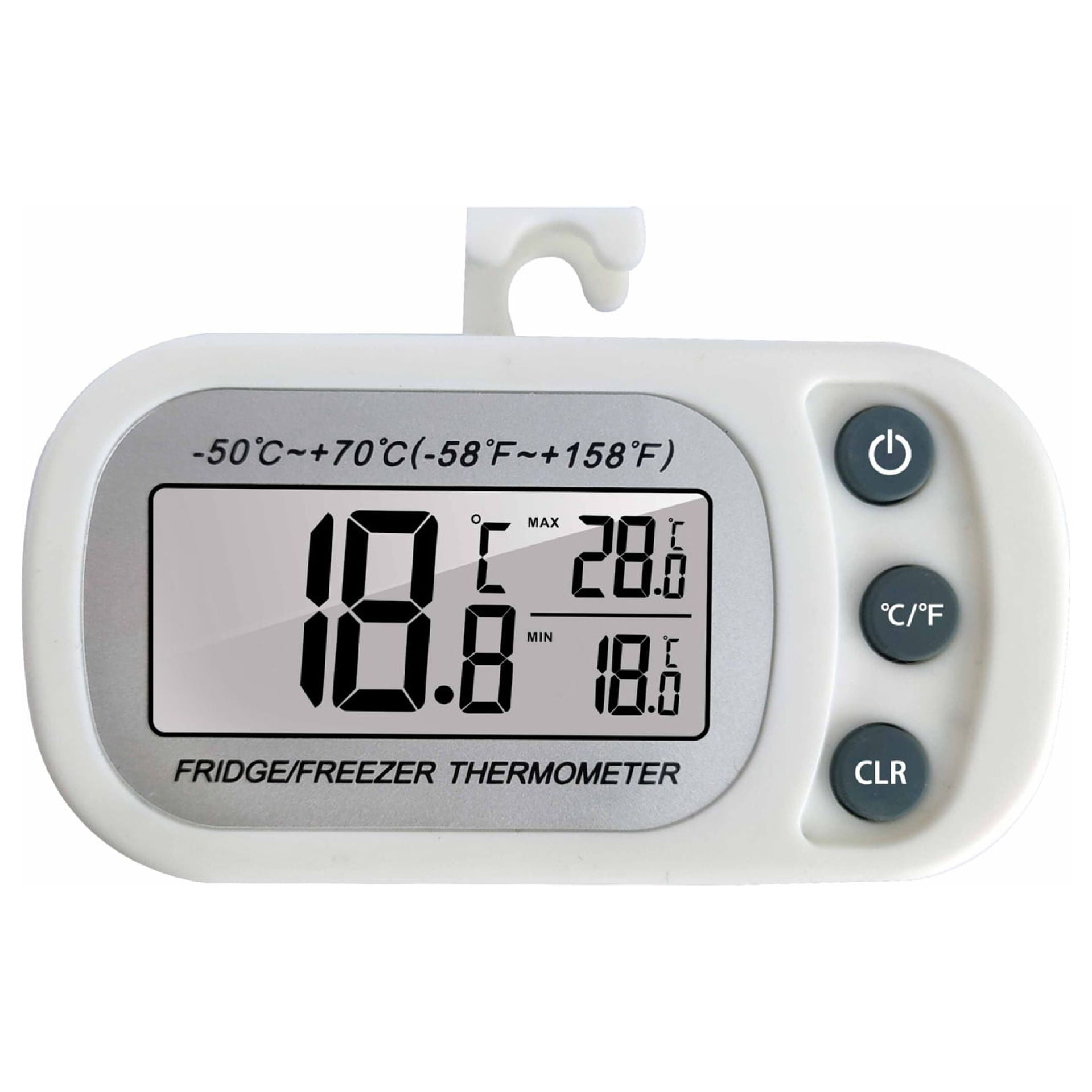 Fridge Thermometer with Hook Anti-Humidity Refrigerator Freezer ...