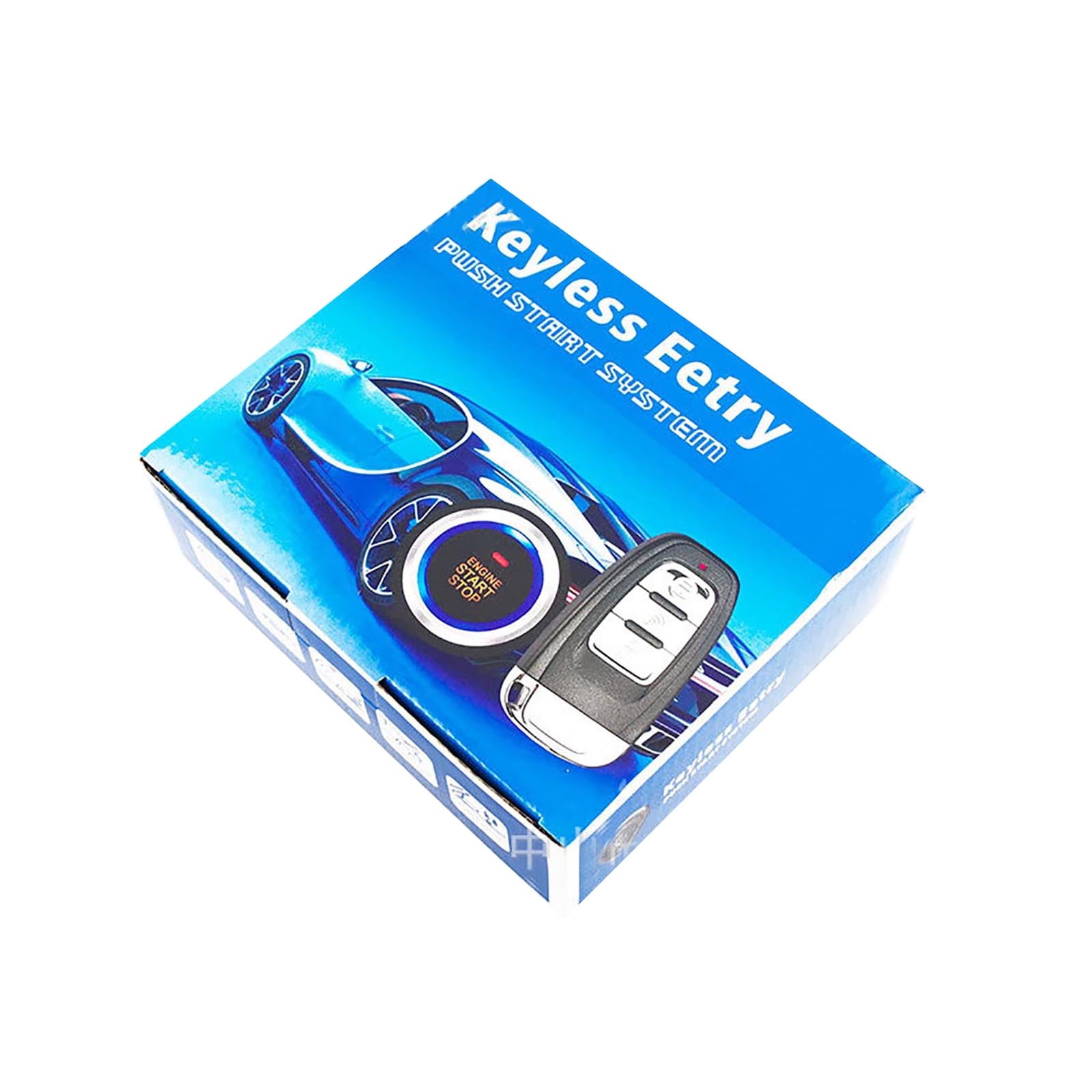 Fridja 12V Car Keyless Entry One-button Engine Start Alarm System ...