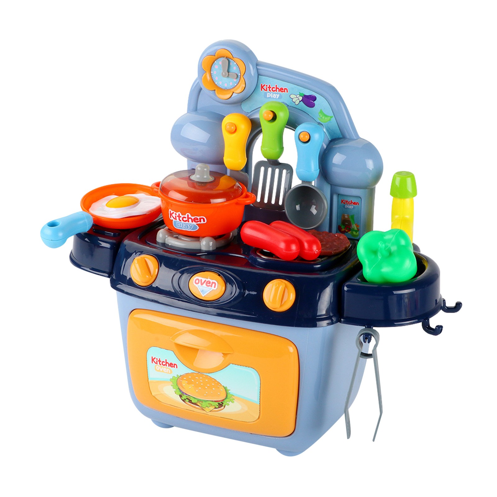 Fridja 13 PCS Imitate Cooking Kitchen Oven Toys with Running Water ...