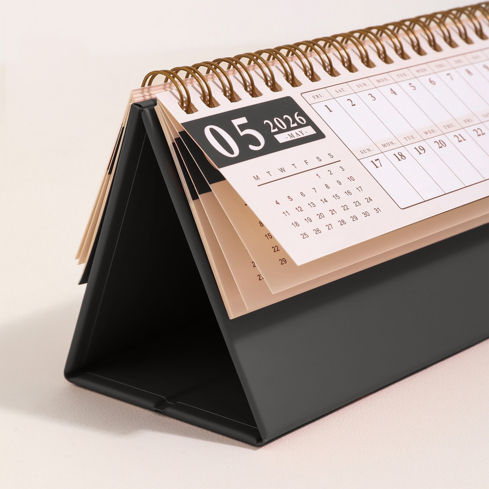Fridja 2026 Horizontal Desktop Calendar with Daily Planning Pages ...