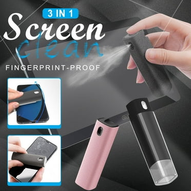 Washranp Fingerprint Proof Screen Cleaner Spray,Soft Microfiber Cloth ...