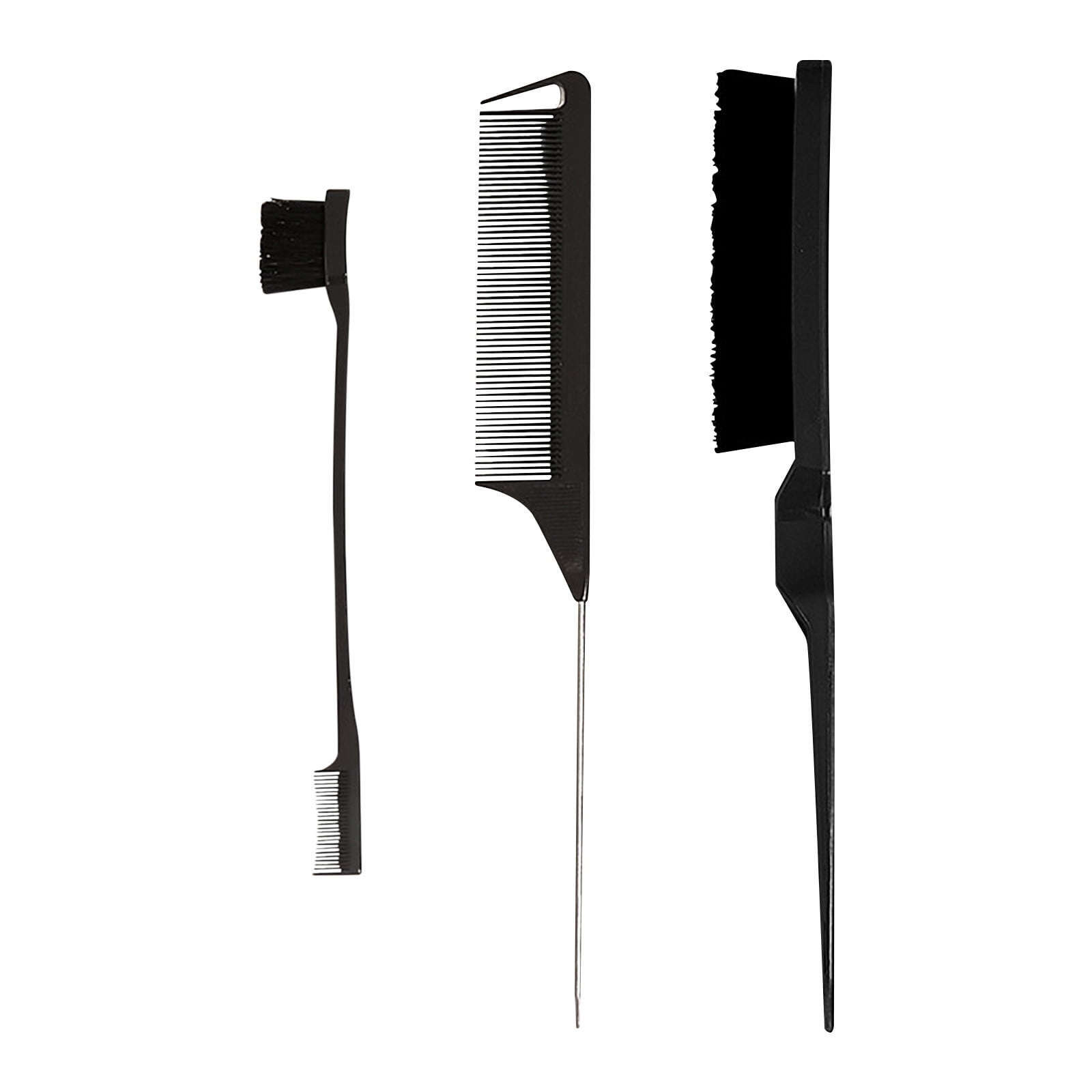 Fridja 3 Pieces Hair Brush Set Edge Brush And Comb For Edge Control Wig ...