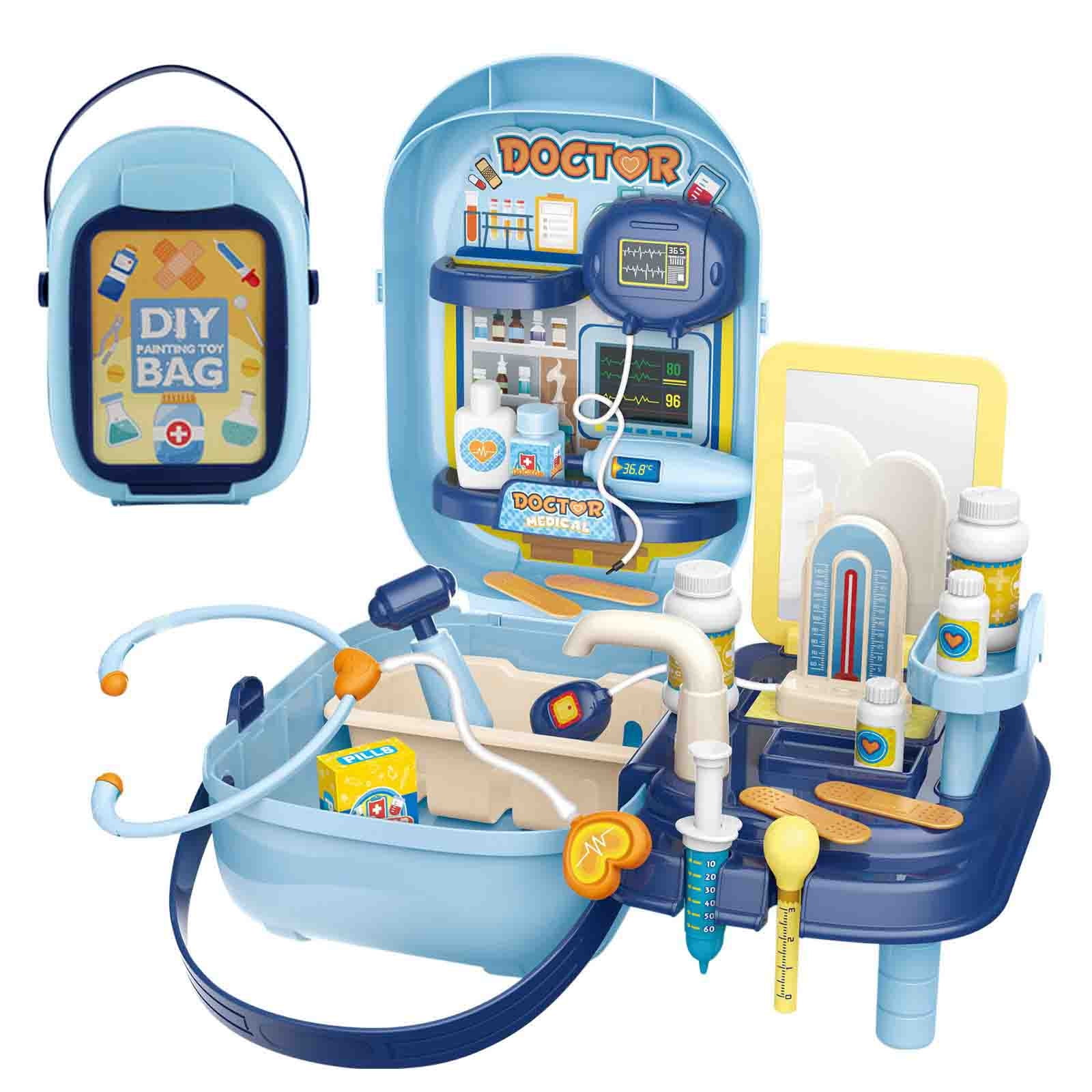 Fridja 30 Pcs Kids Doctor Playset Educational Toddler Doctor Kit and ... Fridja 30 Pcs Kids Doctor Playset Educational Toddler Doctor Kit and ...
