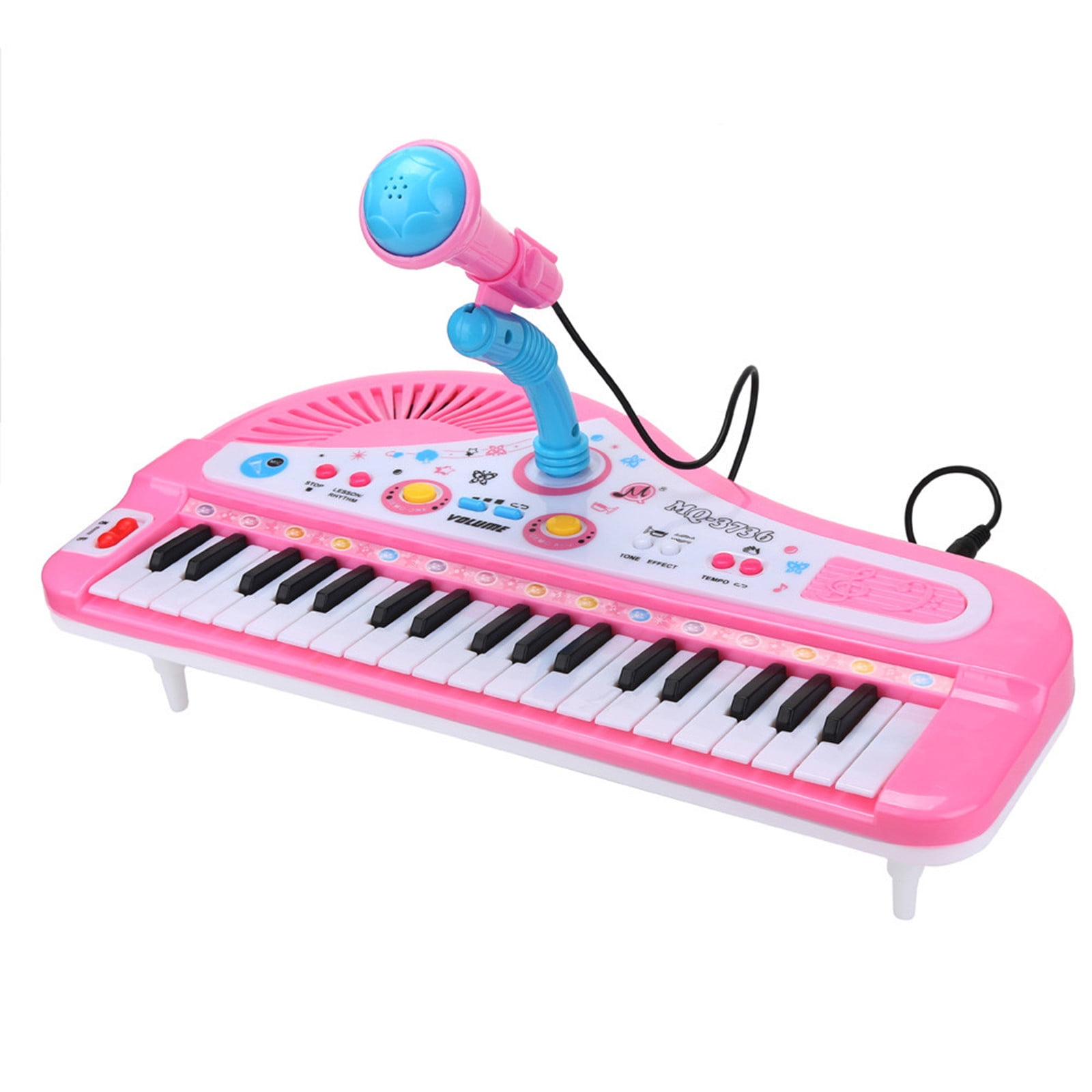 Fridja 37 Keys Electronic Organ With Mini Microphone Children Piano ...