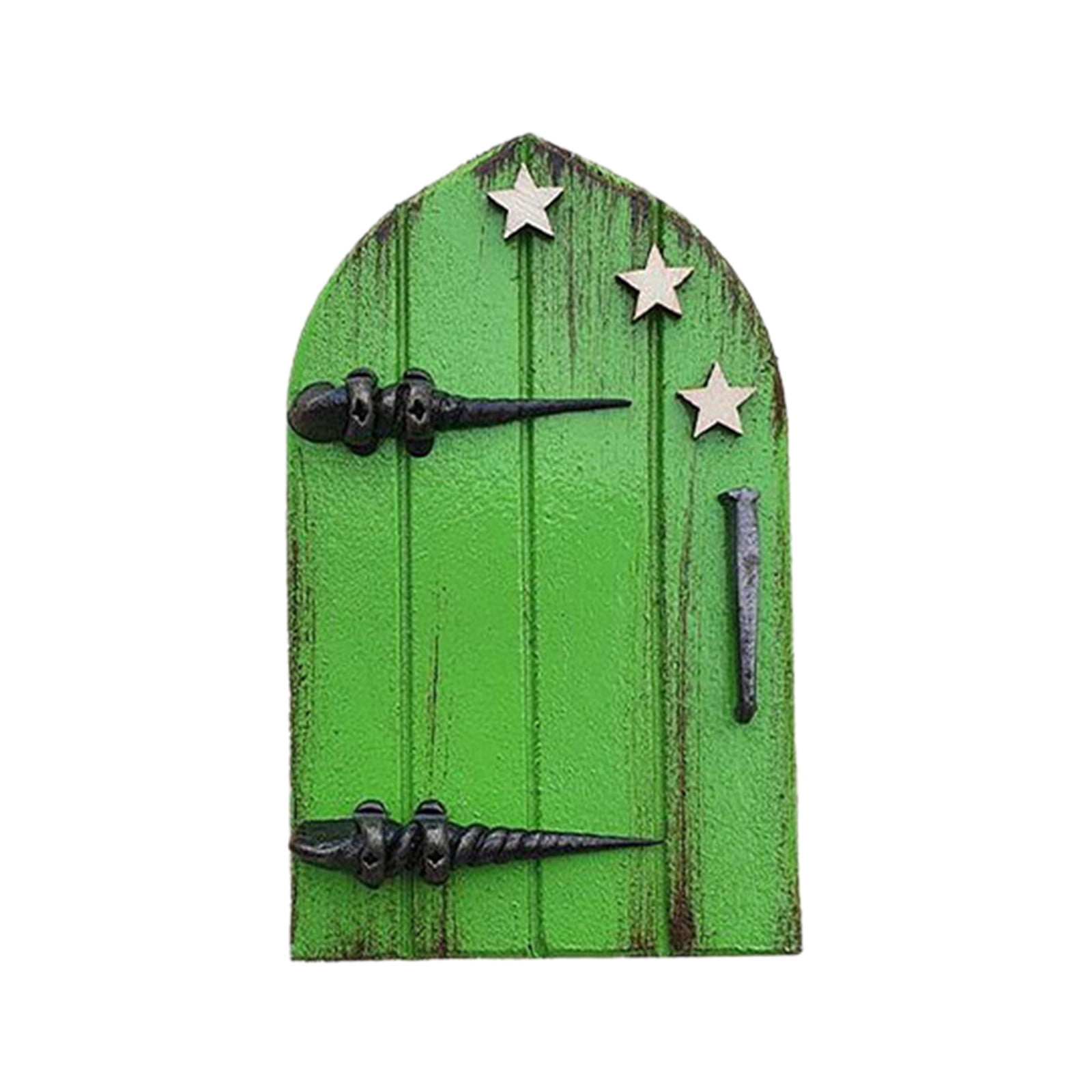 Fridja 3D DIY Garden Tree Doors Miniature Door Decoration Tale Mini ...