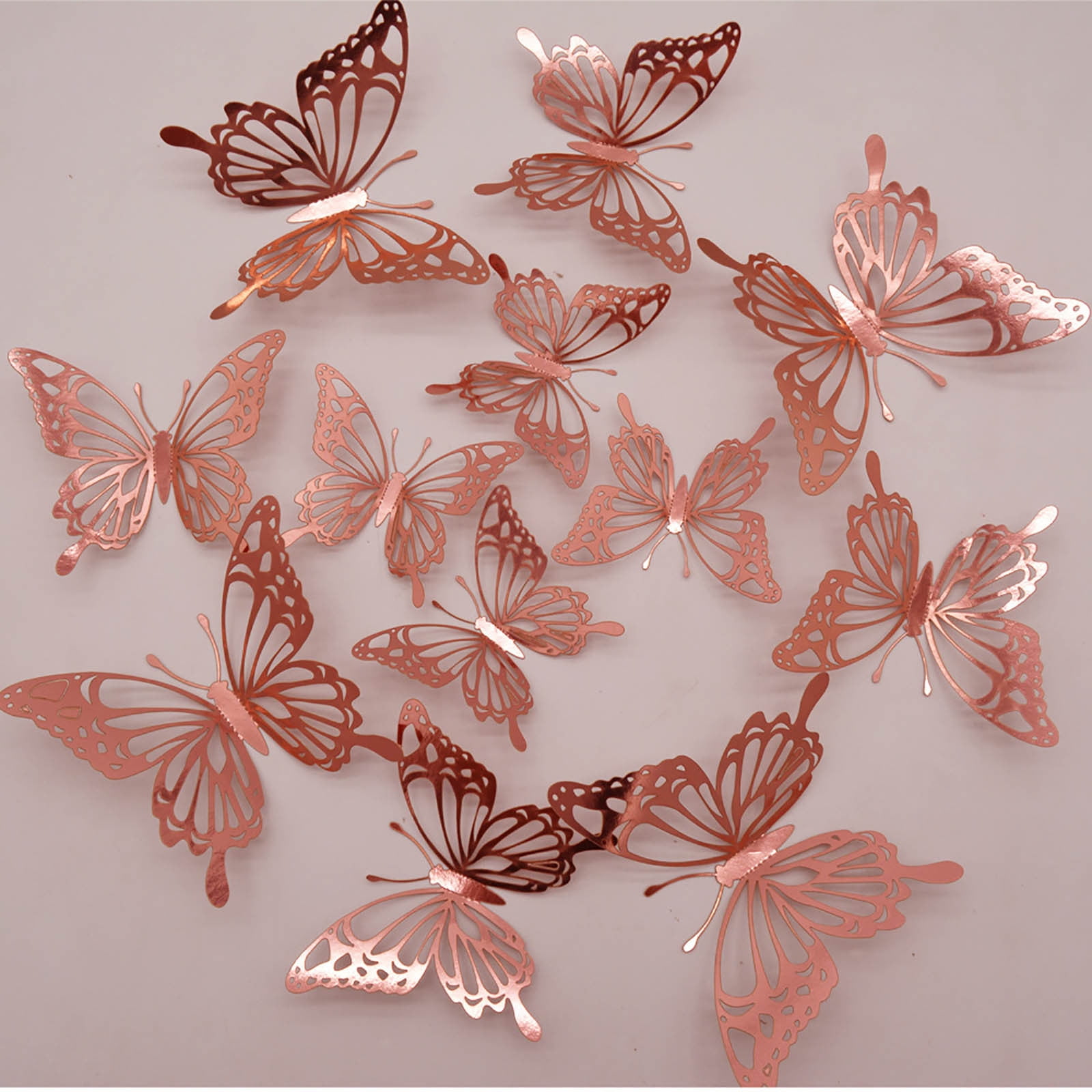 Fridja 3D Flying Hollow Butterfly Home Decoration Festive Party Layout ...