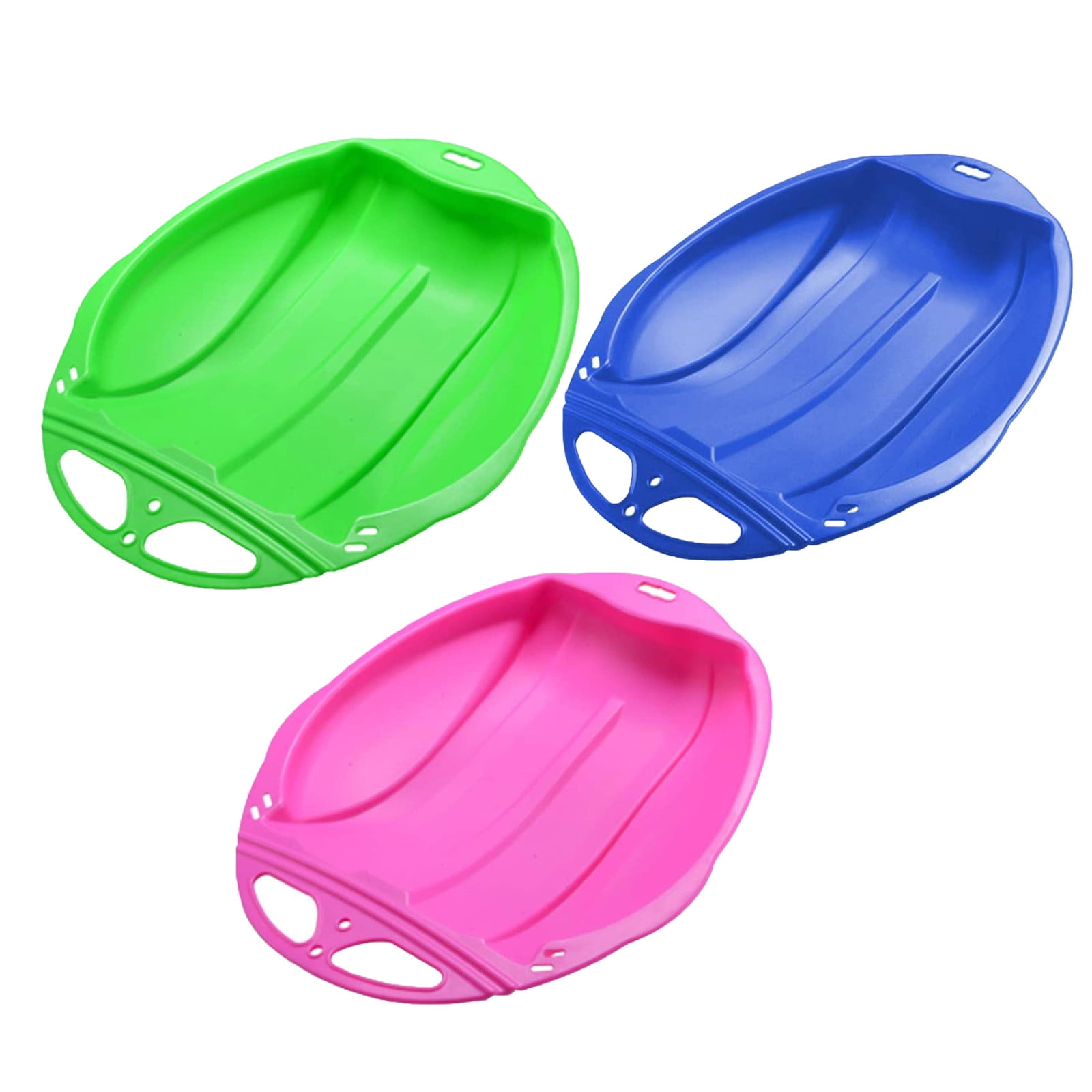 Fridja 3pcs Kids and Adult Round Sand Slider Disc Toy Snow Sled Ski Pad ...