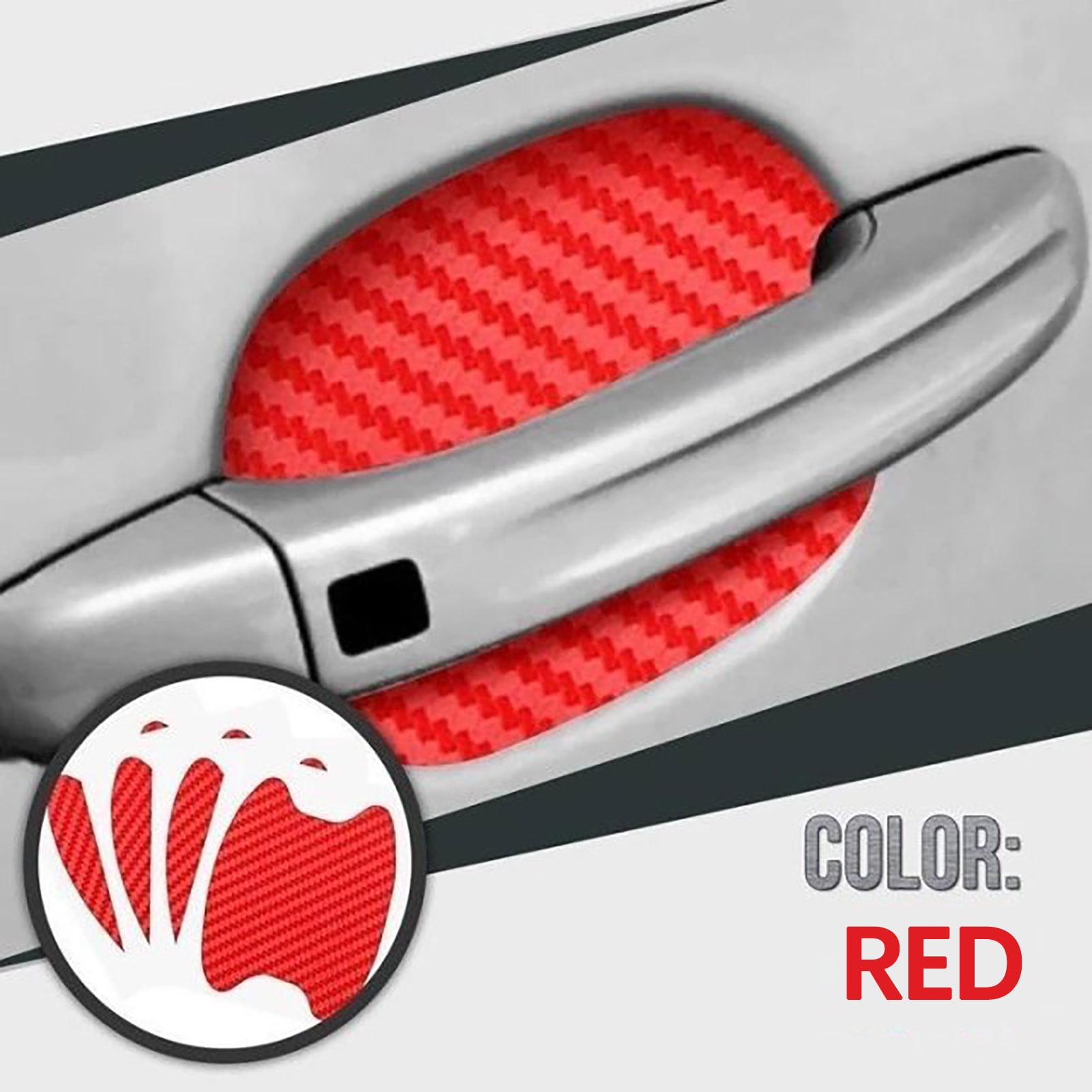 Fridja 4PCS Handle Stickers Car Door Handle Car Stickers Protective ...