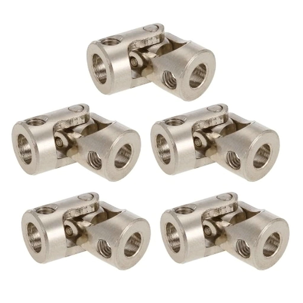 Fridja 5pcs Stainless Steel 5 to 6mm Full Metal Universal Joint Cardan ...