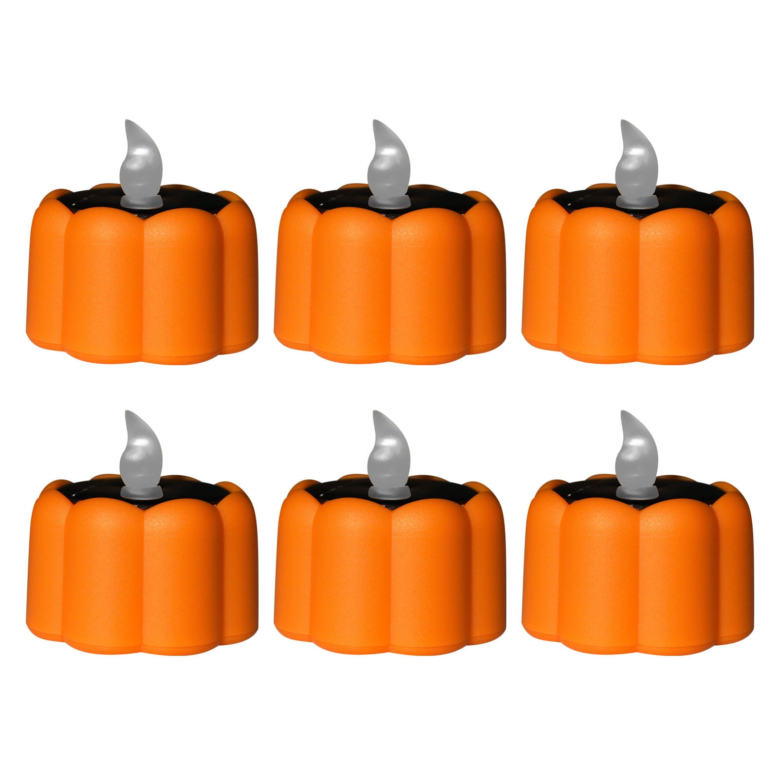 Fridja 6pc Halloween Solar Pumpkin Lantern Outdoor Decoration LED ...