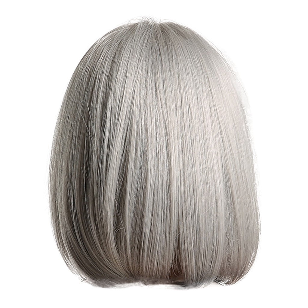 Fridja A Synthetic Hair Wig Can Be Rolled And Blown Into A Silver-gray ...