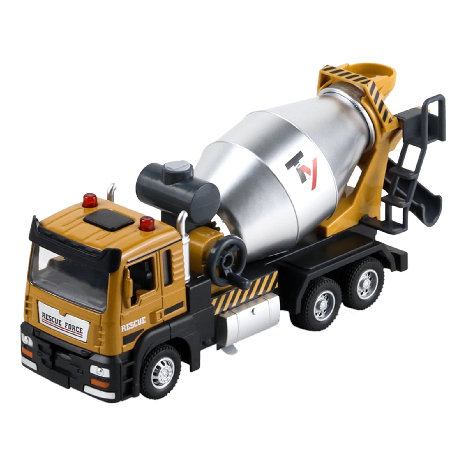 Fridja Alloy Mixer Truck Light Music Pull Back Cement Tanker Large ...