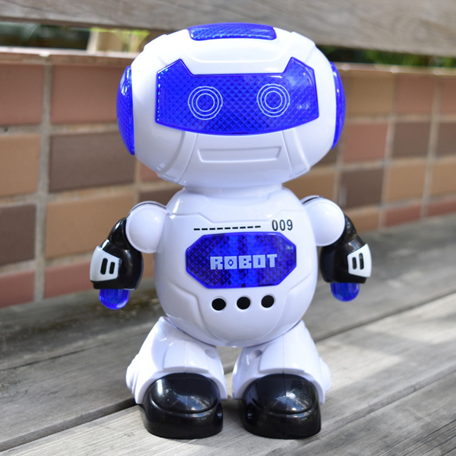 Fridja Automatic Electric Dance Robot Toy LED Light Music Dance Robot ...