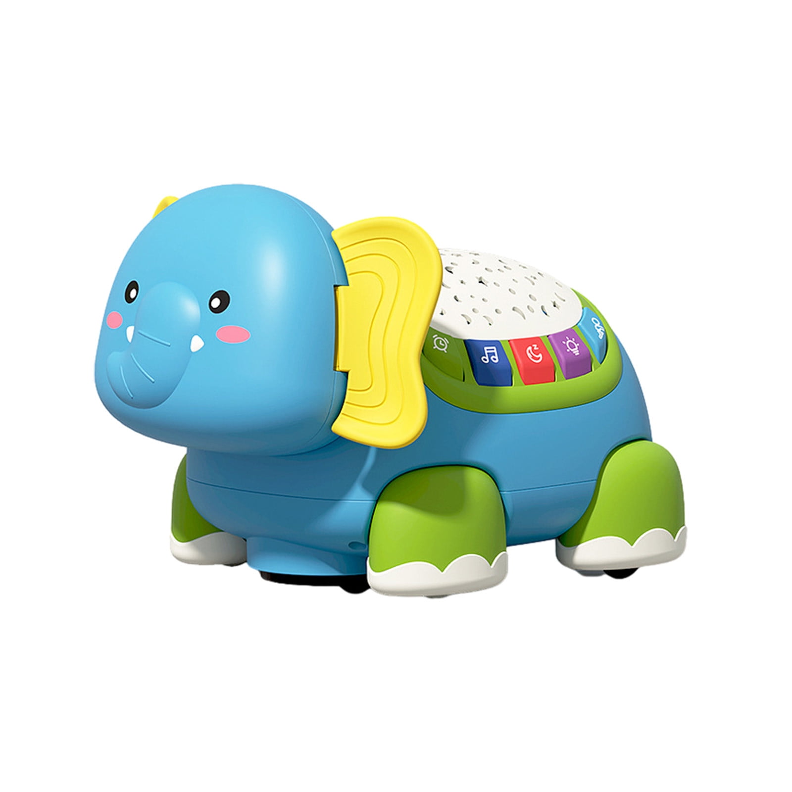 Fridja Baby Crawling Toys Elephant Musical Light Up Baby Toys for 6 to 12 Months,Infant Toy with ...