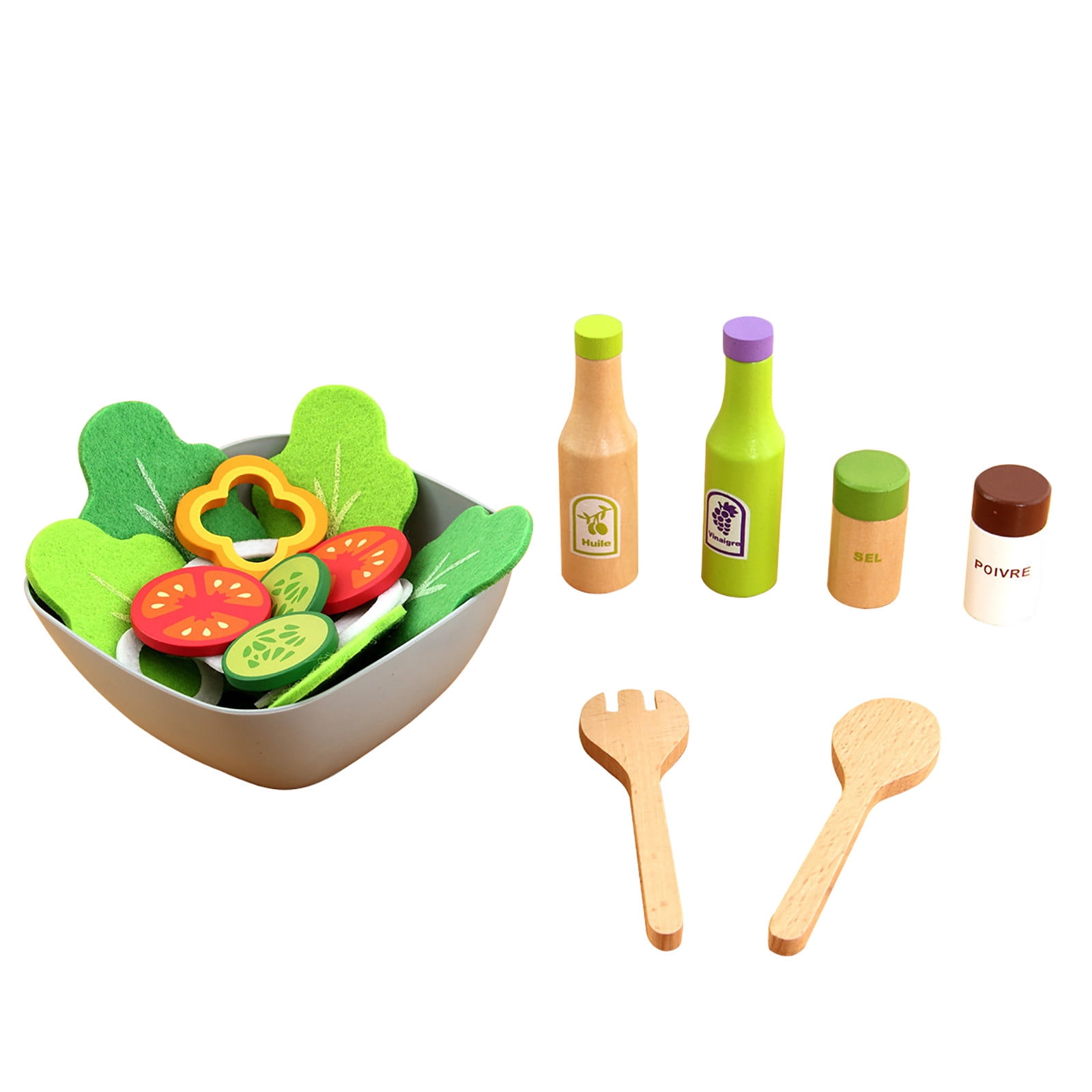 Fridja Children Kitchen Wooden Playset Toys,Kitchen Utensils Set ...