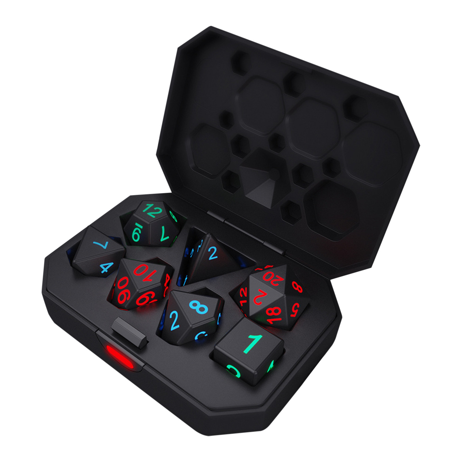 Fridja Colorful Multi-sided Electronic Luminous Dice Entertainment ...