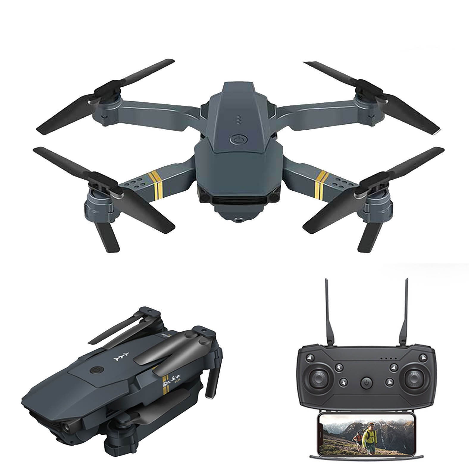 Fridja 4K HD Camera Drone, Foldable E58, WiFi Live Video, Altitude Hold ...