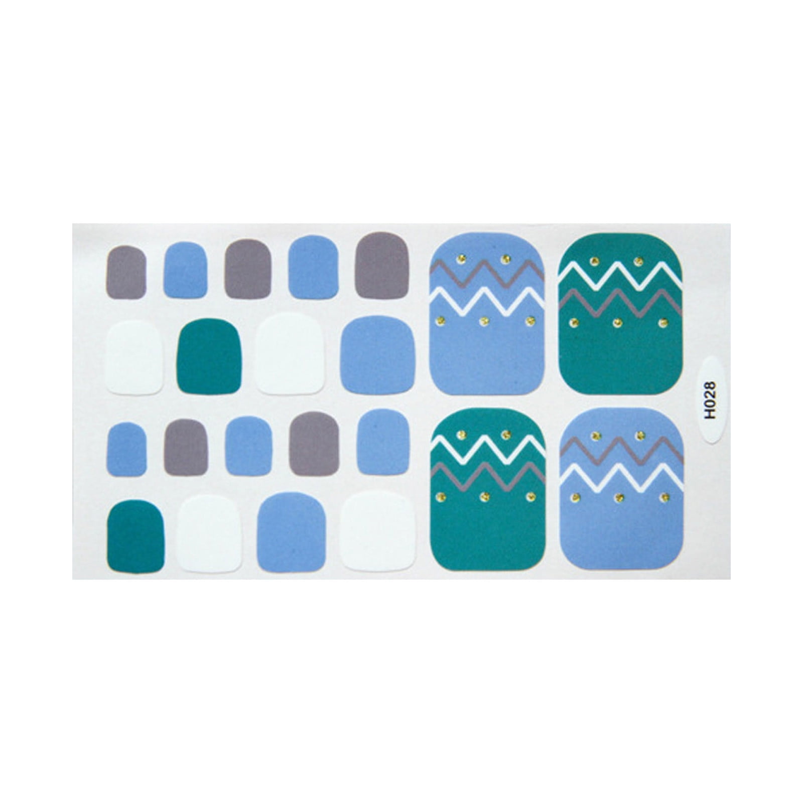 Fridja Foot Stickers Foot Nail Stickers Waterproof For Female DIY Nail ...