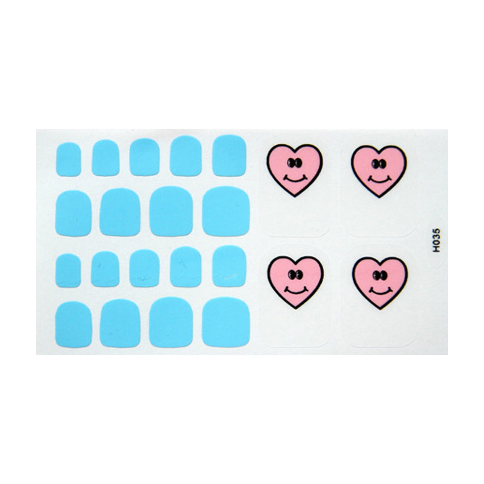 Fridja Foot Stickers Foot Nail Stickers Waterproof For Female DIY Nail ...