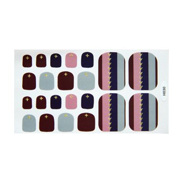 Fridja Foot Stickers Foot Nail Stickers Waterproof For Female DIY Nail ...