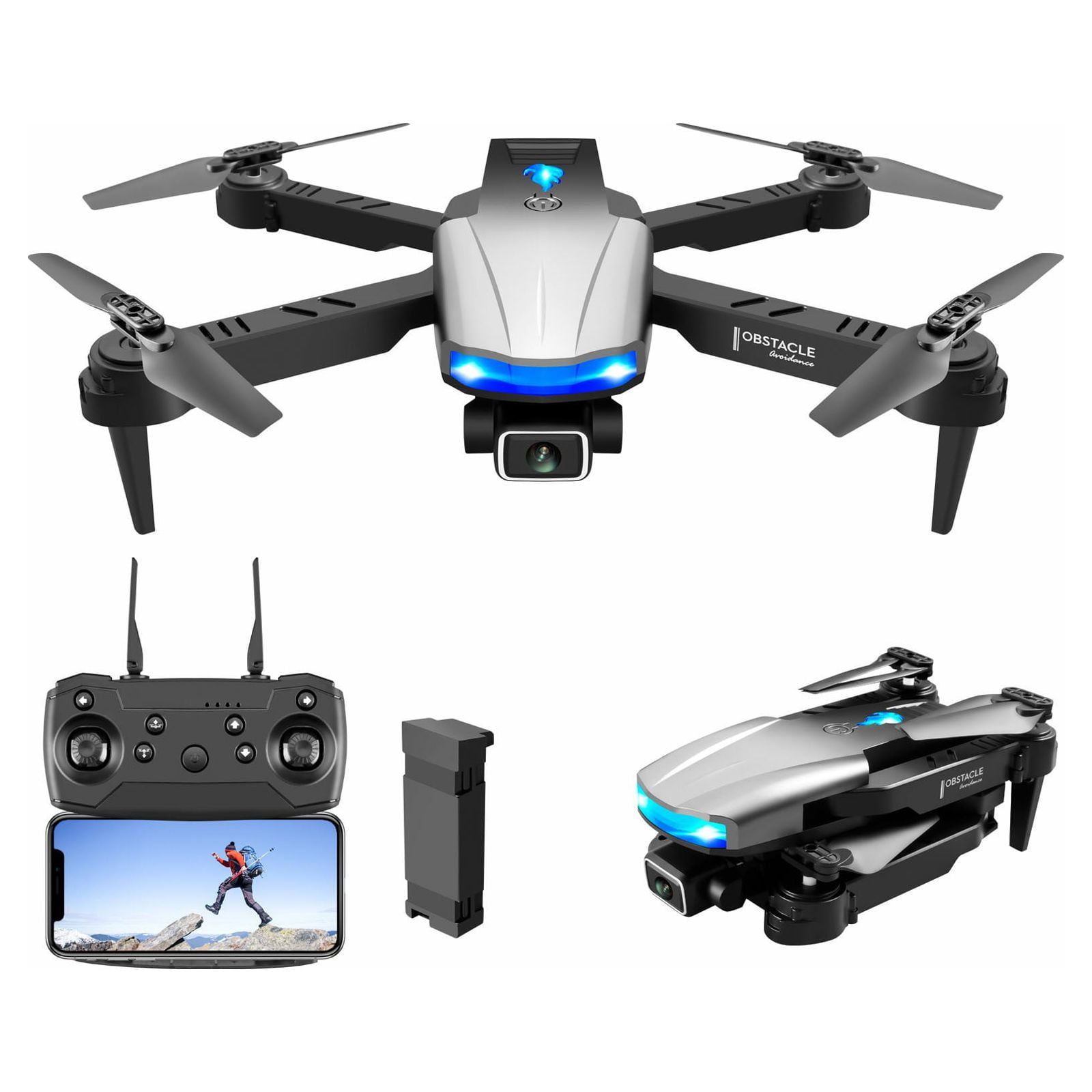 Fridja Gift S85 Pro Rc Mini Drone 4k Profesional HD Dual Camera Fpv Drones With Infrared ...