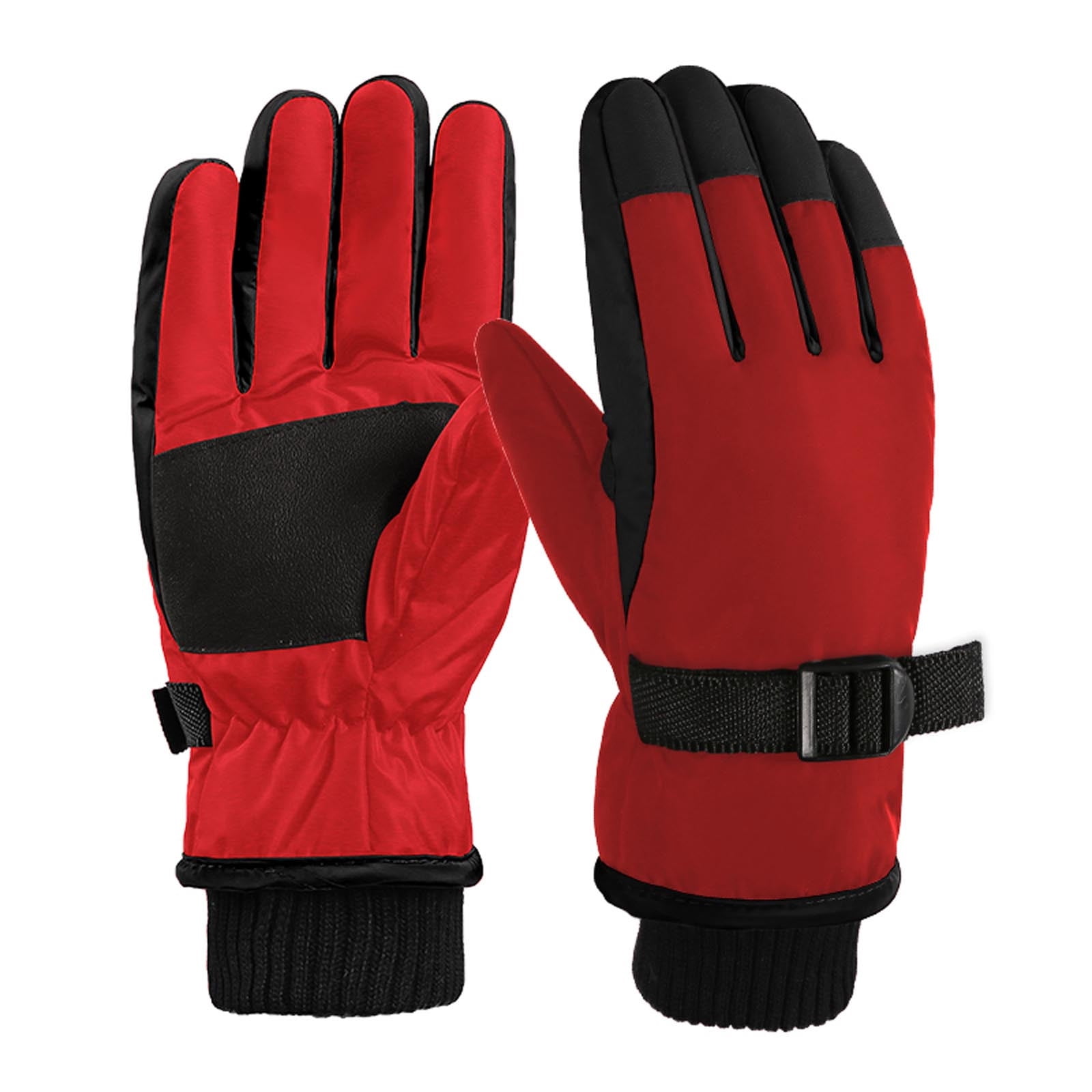 Fridja Girls Boys Snow Gloves Kids Ski Winter Gloves Waterproof ...