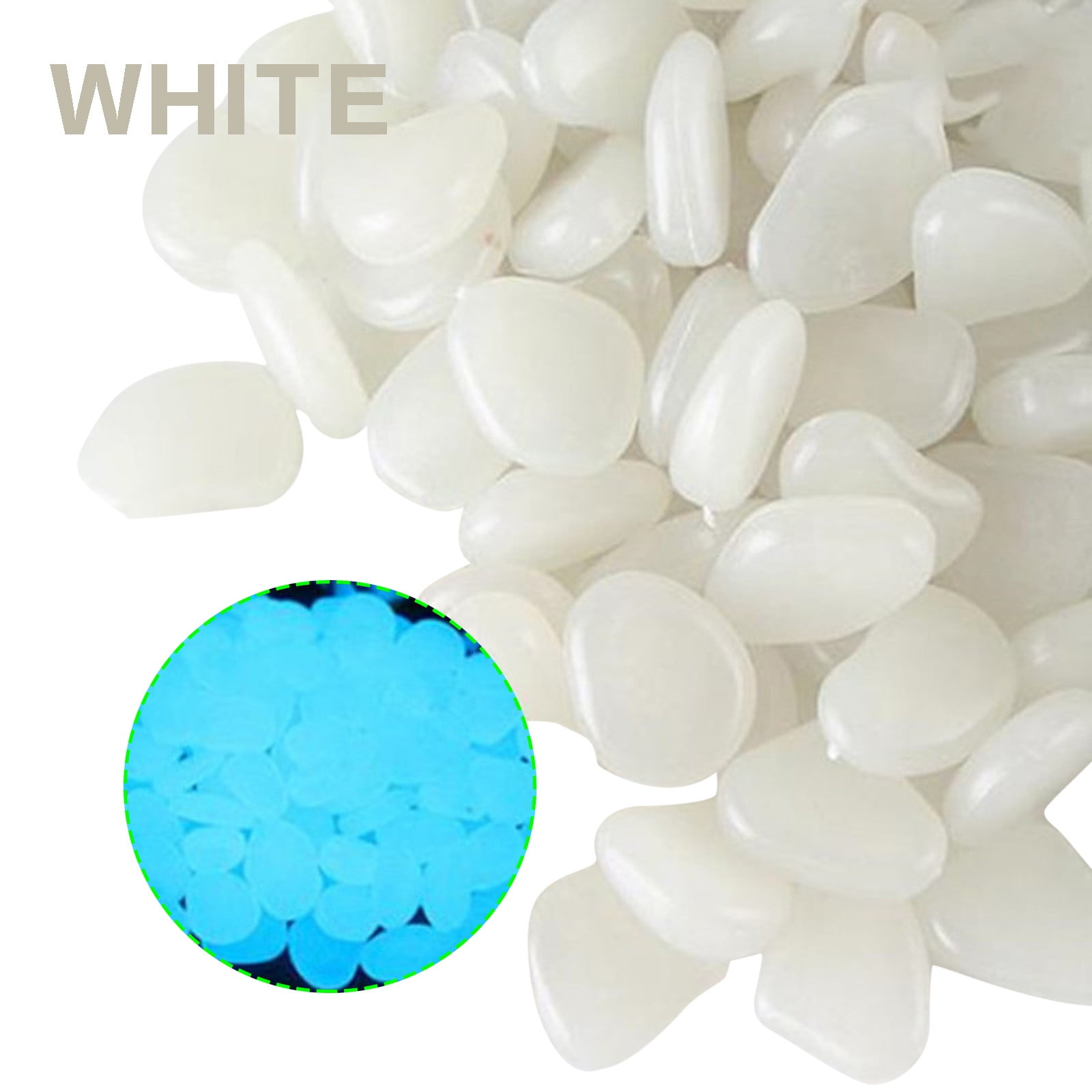 Fridja Glow in The Dark Rocks 450+ Glowing Pebbles Powered by Light and ...