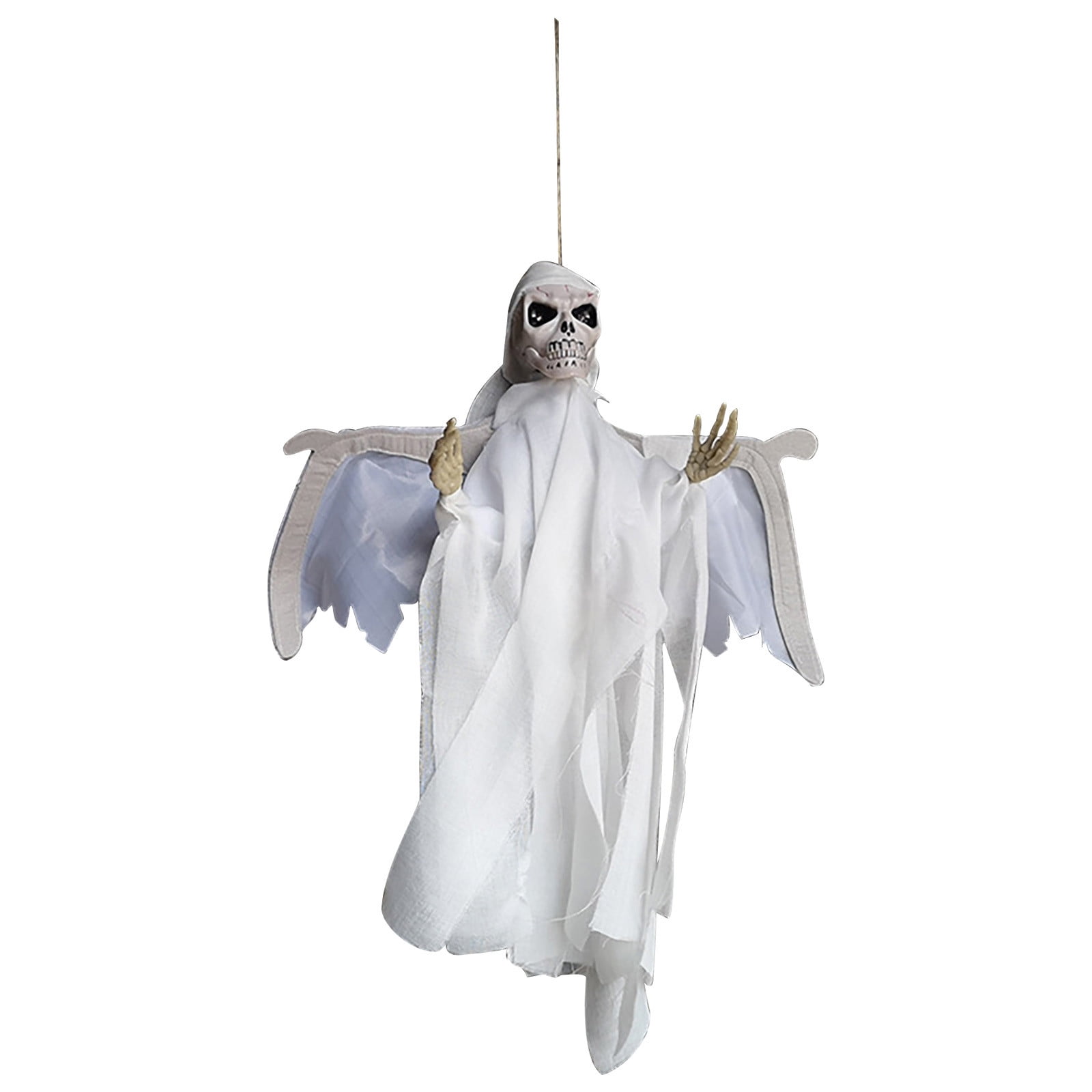 Fridja Halloween Bat Decoration Sound Glowing Bat Flying Ghost Skeleton ...